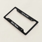Master Mason License Plate Frame | Zazzle