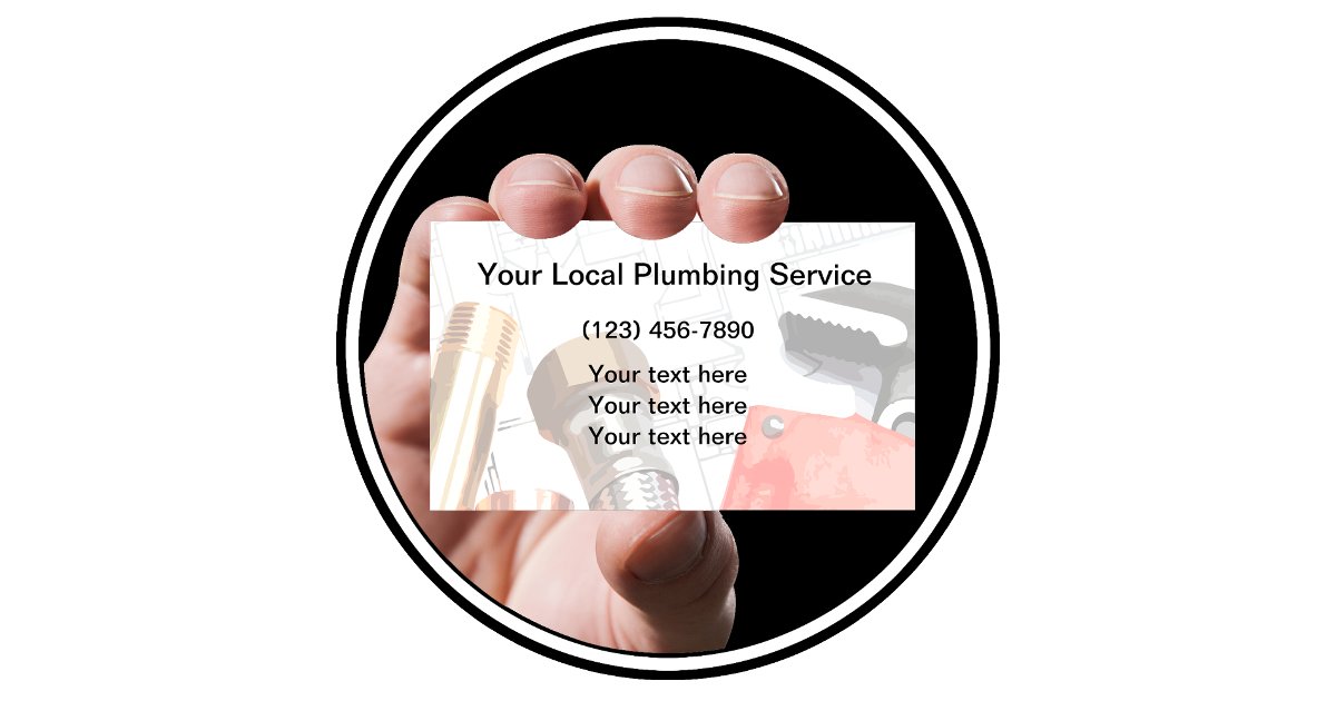 Master Plumber Business Cards | Zazzle