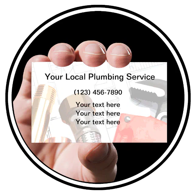 Master Plumber Business Cards | Zazzle