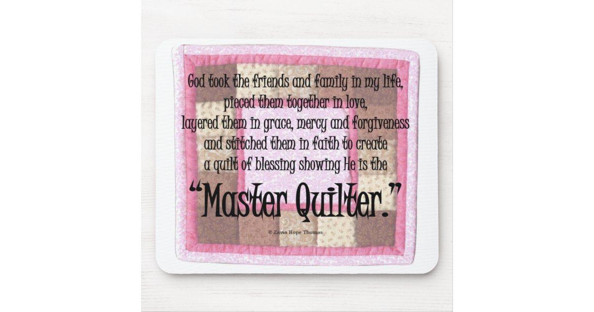 Master quilter mouse pad | Zazzle