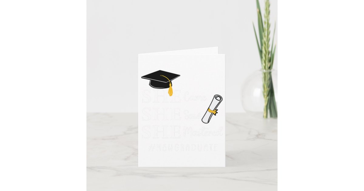 Master’s Degree Master Of Social Work Graduation Card | Zazzle