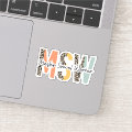 Master Social Worker MSW Graduation, Social Work Sticker | Zazzle
