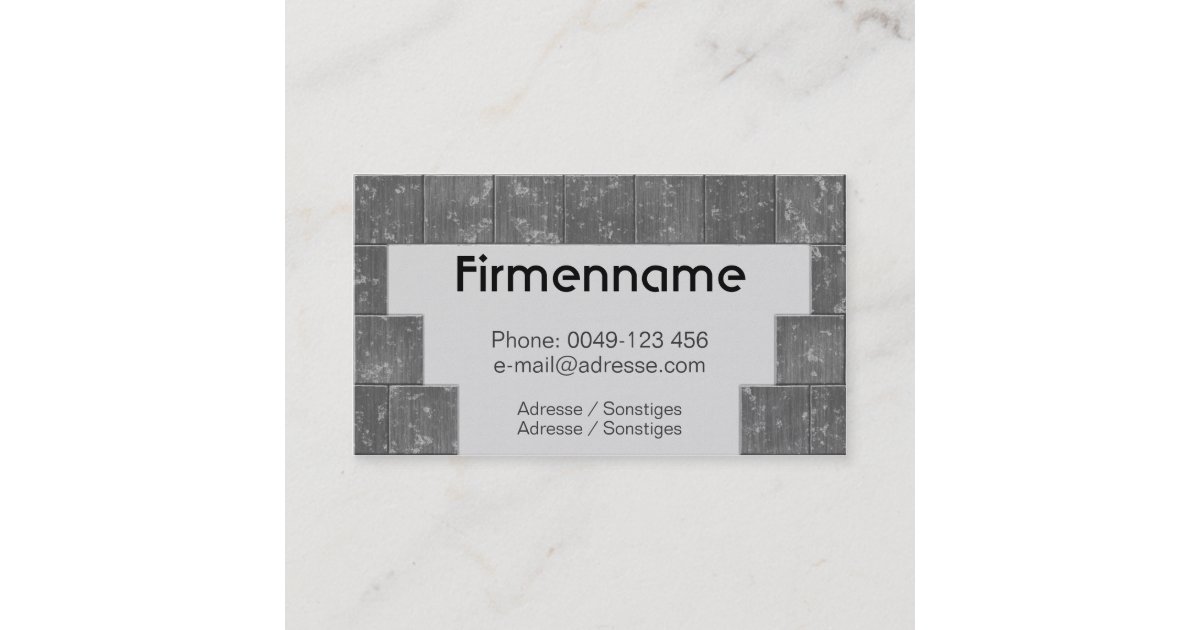 master tile business card | Zazzle