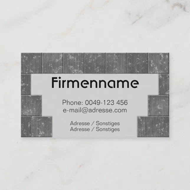 master tile business card | Zazzle