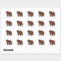 Mastodon Classic Round Sticker | Zazzle