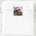 Matangi and Peka Square Sticker | Zazzle