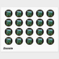 MATANUSKA TUNDRA INDICA SATIVA CLASSIC ROUND STICKER | Zazzle