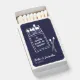 Match Made in Heaven Navy Blue Wedding Matchboxes | Zazzle
