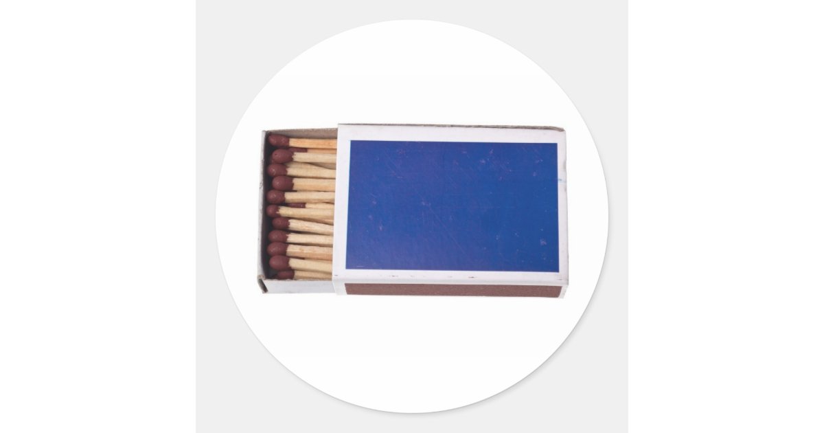 Matchbox Classic Round Sticker | Zazzle