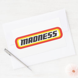 Matchbox? Madness! Rectangular Sticker | Zazzle