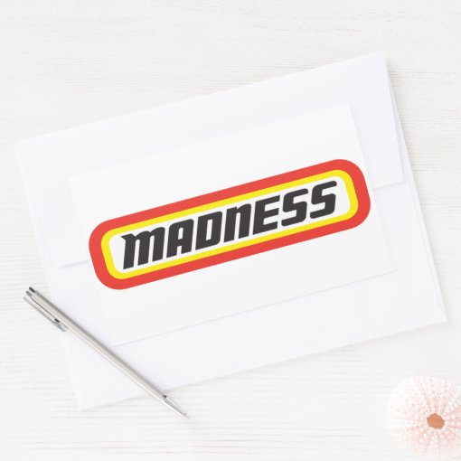 Matchbox? Madness! Rectangular Sticker | Zazzle