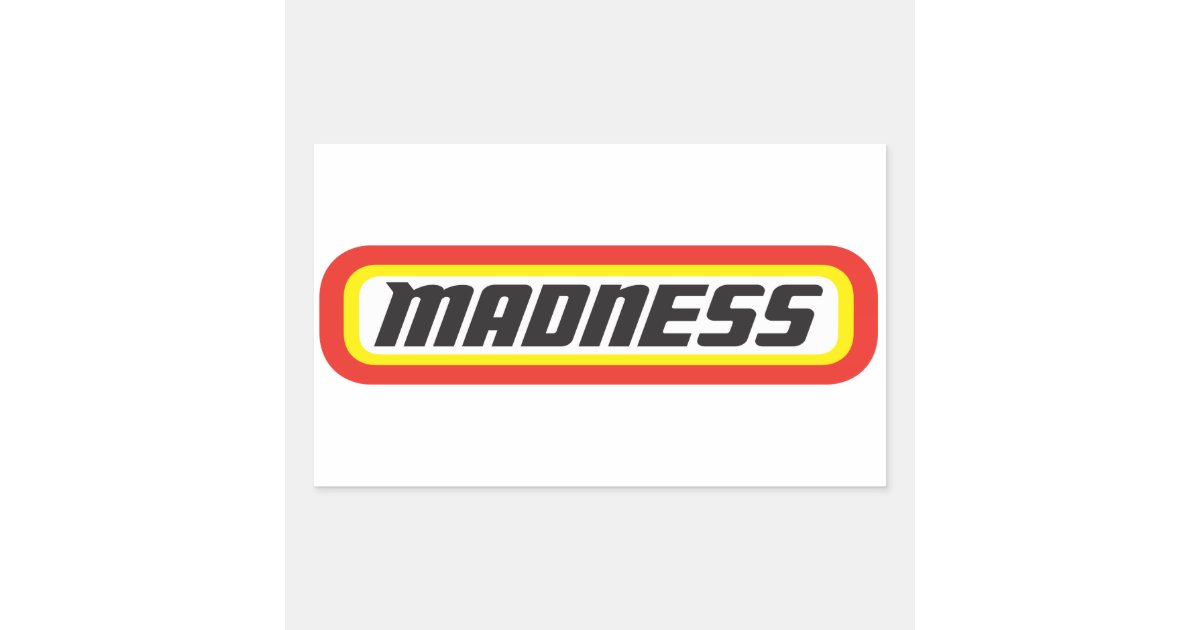 Matchbox? Madness! Rectangular Sticker | Zazzle
