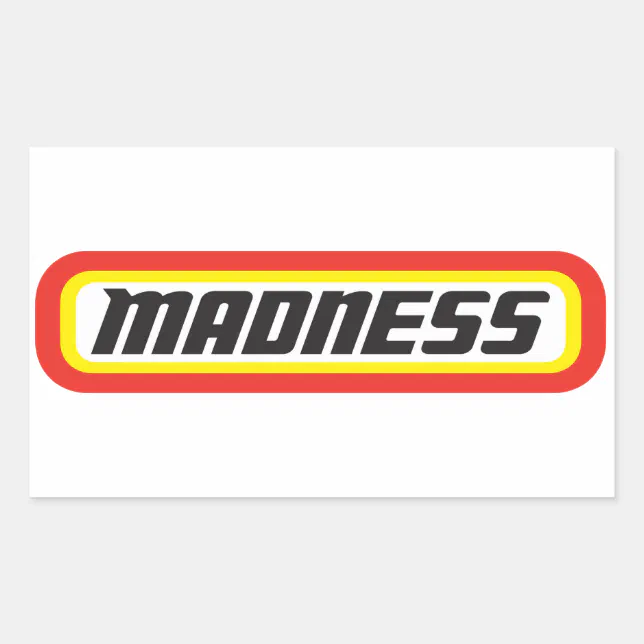 Matchbox? Madness! Rectangular Sticker | Zazzle