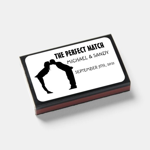 Matchbox MATCHBOXES "PERFECT MATCH" WEDDING FAVORS | Zazzle