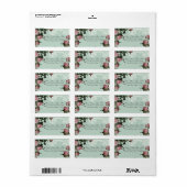 Matching Address Labels, Trellis Rose Vintage Label | Zazzle