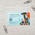Matching Toolset | Handyman Construction Themed Business Card | Zazzle