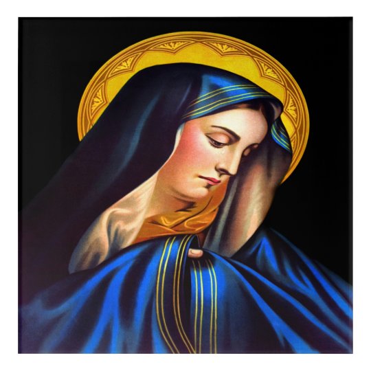 Mater Dolorosa Our Mother of Sorrow Acrylic Print | Zazzle.com