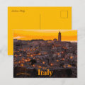 Matera Italy at Sunset Postcard | Zazzle