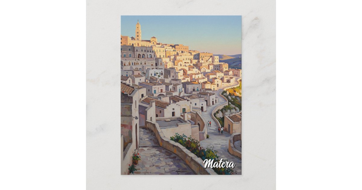 Matera Italy Travel Postcard | Zazzle