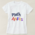 Math Antics Colorful Logo T-shirts | Zazzle