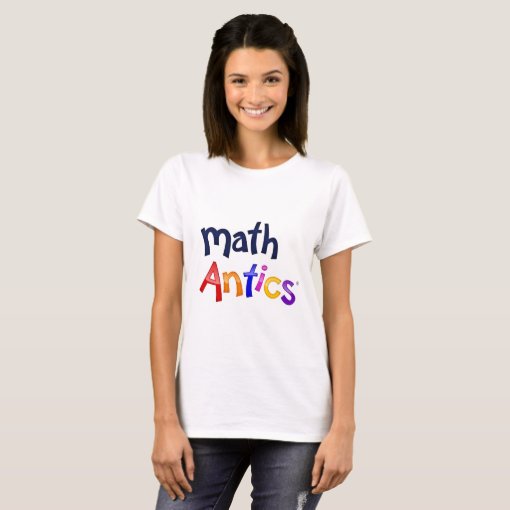 Math Antics Colorful Logo T-shirts | Zazzle