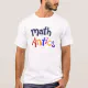 Math Antics Colorful Logo T-shirts | Zazzle