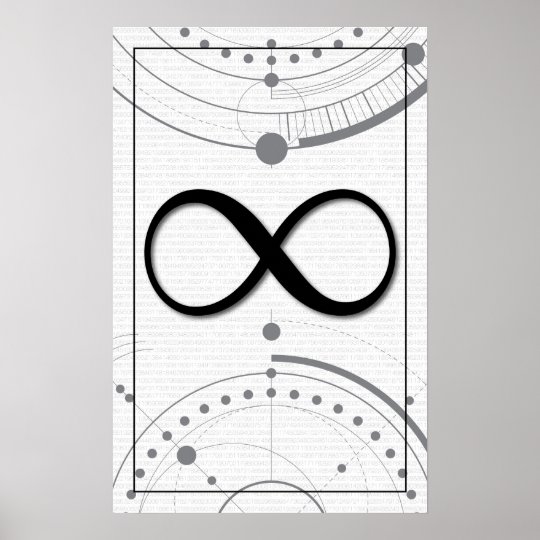 Math Art - Infinity Poster | Zazzle.com