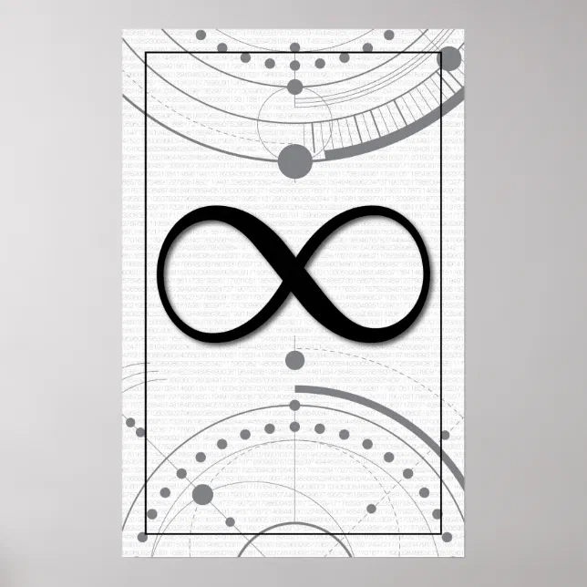 Math Art - Infinity Poster | Zazzle