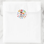 Math Cartoon Colorful Sticker | Zazzle