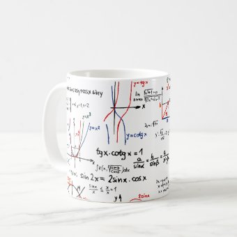 Math Cheat Sheet Mug | Zazzle