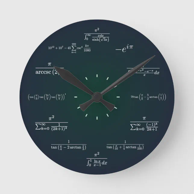 Math clock | Zazzle