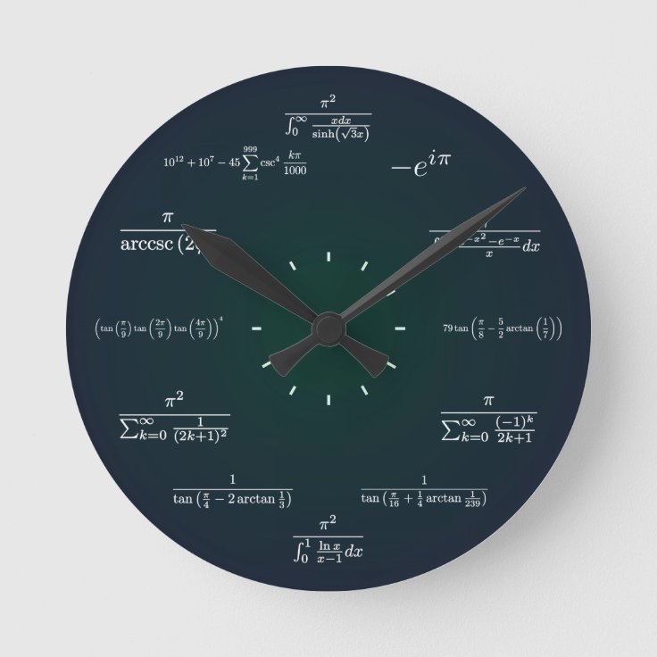 Math clock | Zazzle