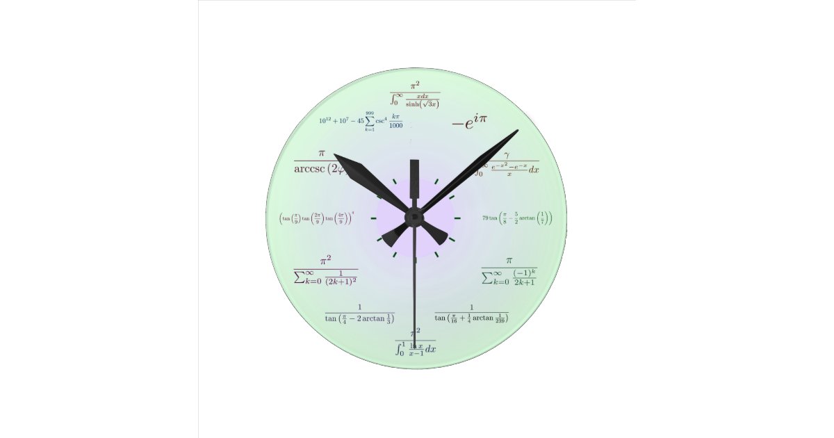 Math Clock | Zazzle.com