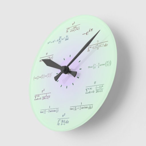 Math Clock | Zazzle