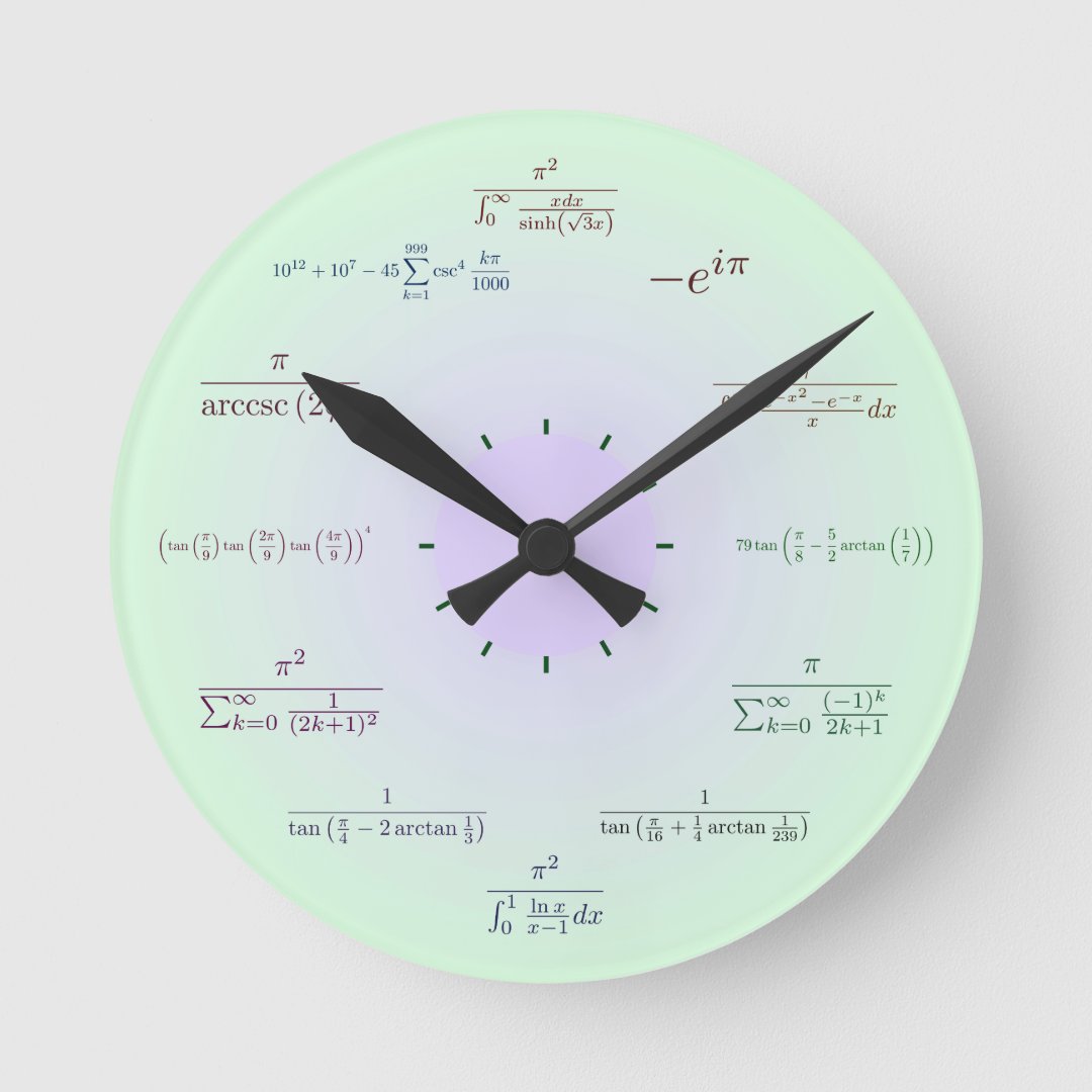 Math Clock | Zazzle