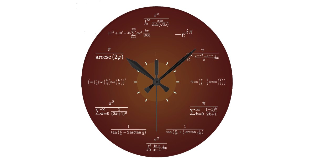 Math Clock | Zazzle