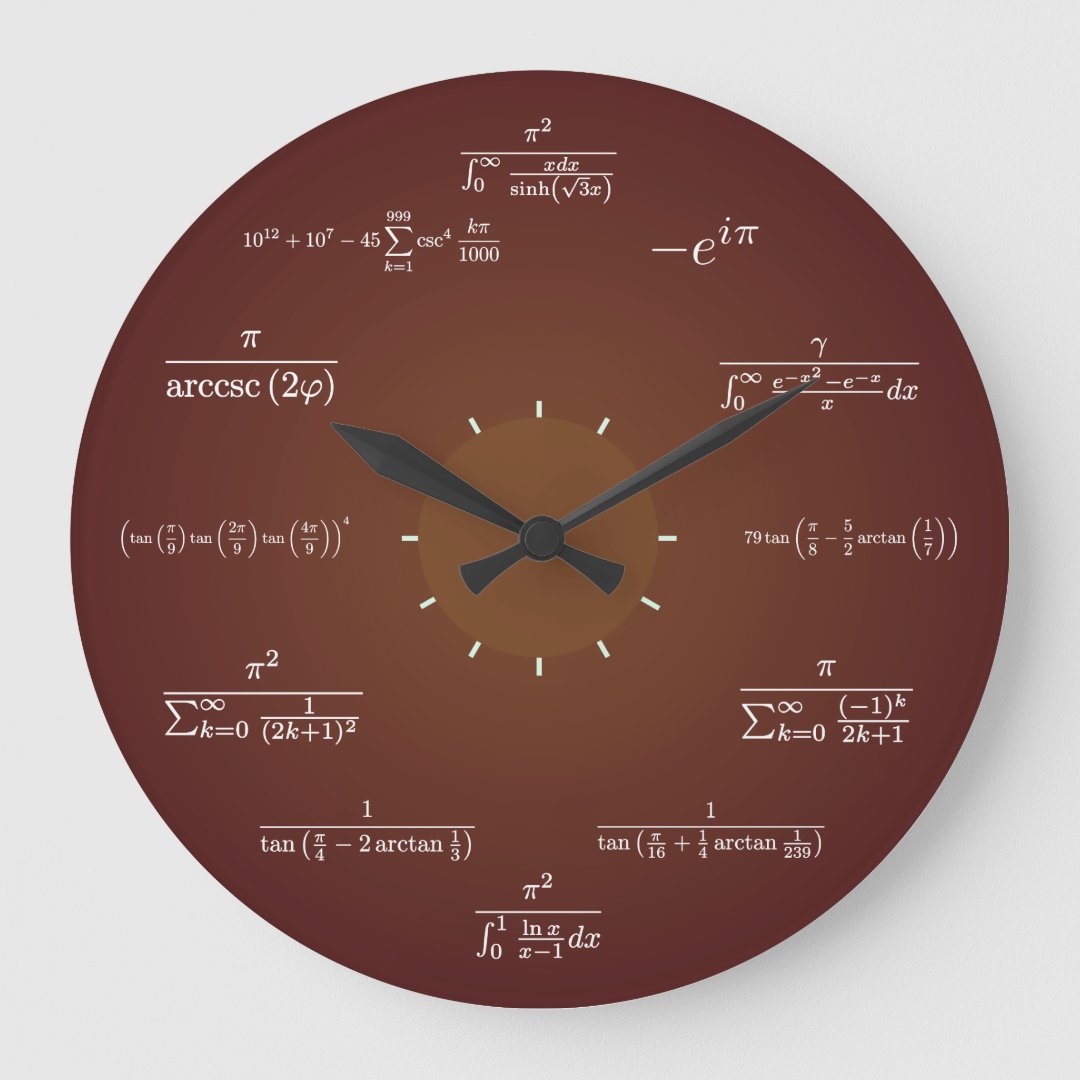 Math Clock | Zazzle
