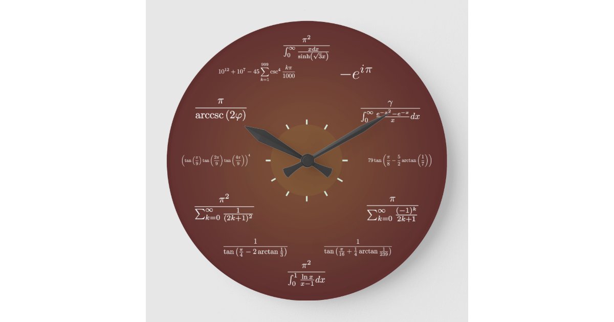 Math Clock | Zazzle