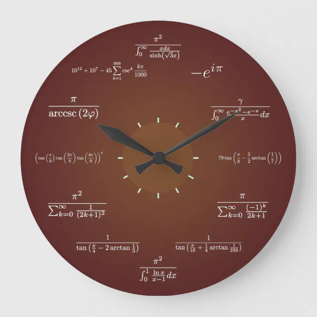 Math Clock | Zazzle