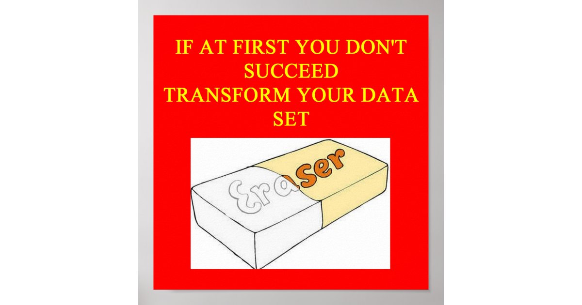 math data set poster | Zazzle