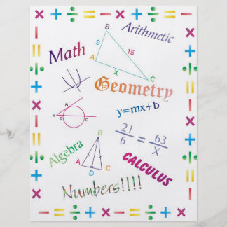 Math Flyers & Programs | Zazzle