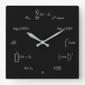 Math Equations and Notations Large Clock | Zazzle