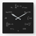 Math Equations and Notations Large Clock | Zazzle