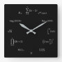 Math Equations and Notations Large Clock | Zazzle