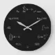 Math Equations and Notations Large Clock | Zazzle