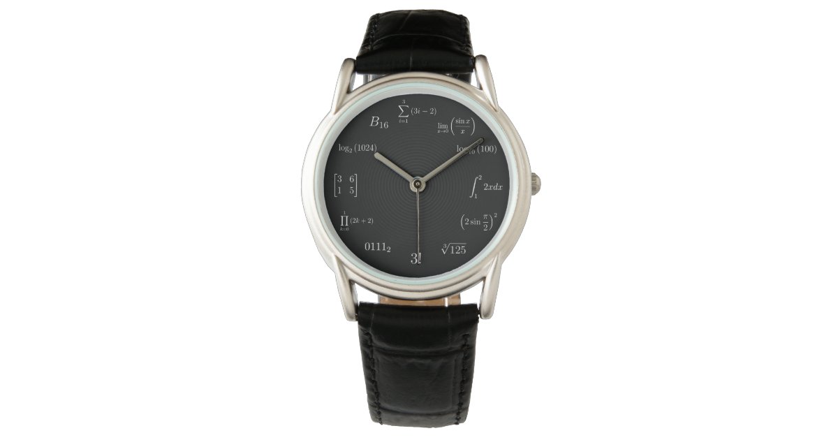 Math Equations and Notations Watch | Zazzle
