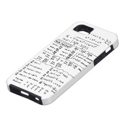 Math Equations Cheat Sheet iPhone 5 Case | Zazzle