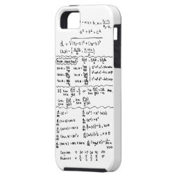 Math Equations Cheat Sheet iPhone 5 Case | Zazzle