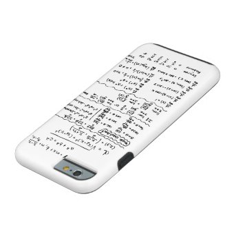 Math Equations Cheat Sheet iPhone 6 case | Zazzle