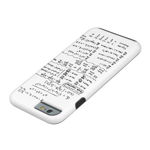 Math Equations Cheat Sheet iPhone 6 case | Zazzle